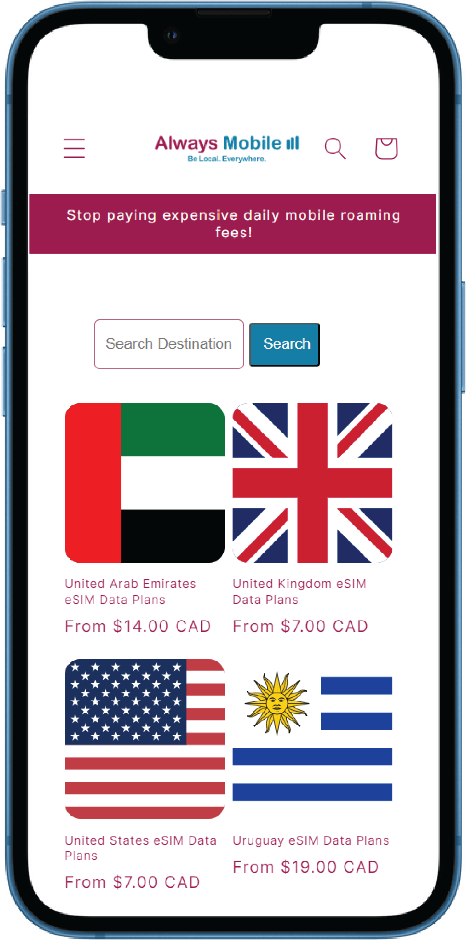 Best Travel eSIM Data Plans for International Trips | Always Mobile